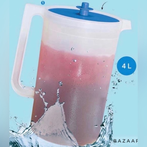 Tupperware | Kitchen | New Tupperware Classic Sheer Pitcher With Lid 4 ...